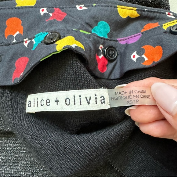 Alice + Olivia | Sweaters | Alice Olivia Aster Rainbow Stace Face ...